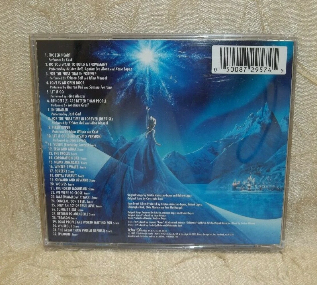 Frozen Soundtrack Cd