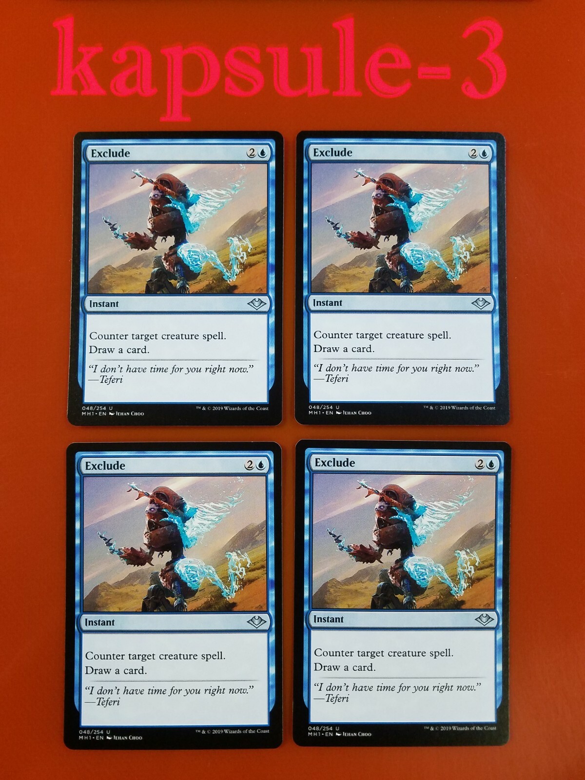 4x Exclude | Modern Horizons | MTG Magic Cards | eBay