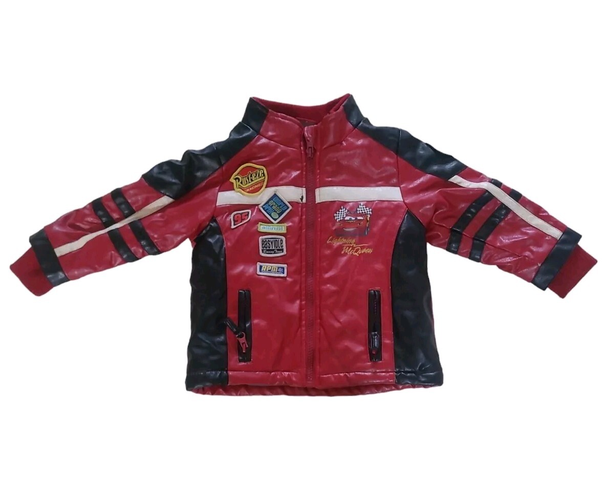 disney pixar cars lightning mcqueen 95 Faux Leather Jacket | eBay