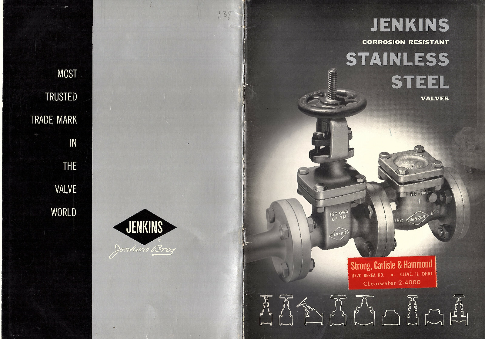 Stainless Steel Valves 1959 Catalog Jenkins Bros. New York NY Gates ...
