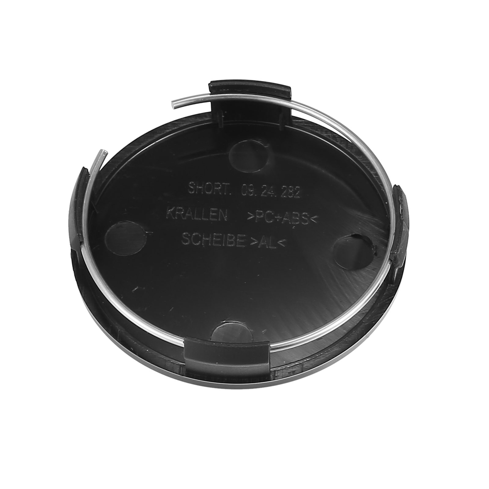 Universal 65mm Dia 4 Clips Auto Wheel Tyre Center Hub Caps Cover Black ...