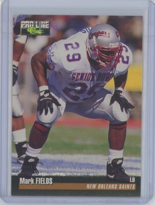 MARK FIELDS 1995 Classic Pro Line RC Rookie #67 Saints Panthers | eBay