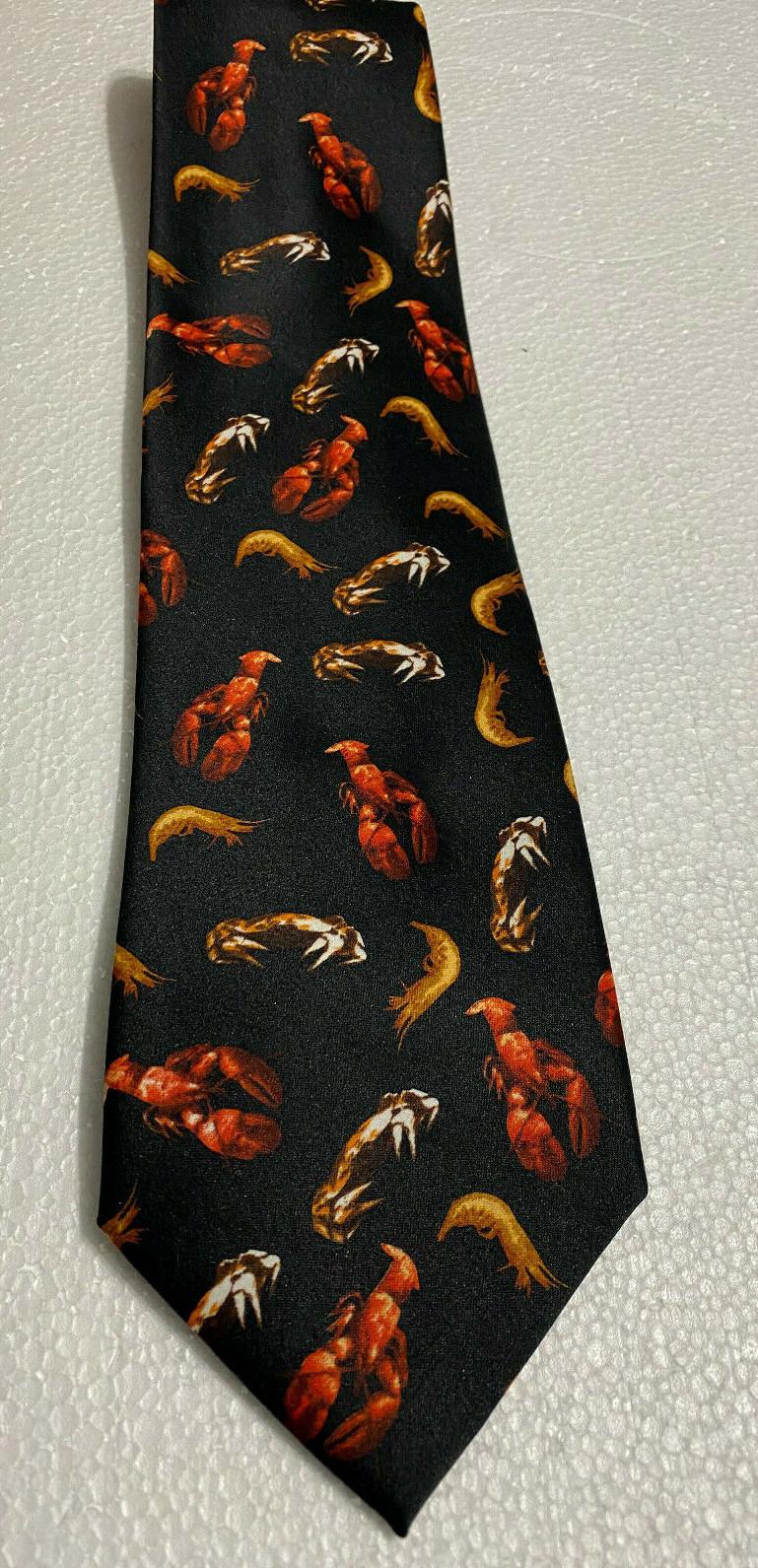 Parquet Mens Tie Necktie Multi Colored Polyester Shellfish 57.5 Long 4 ...