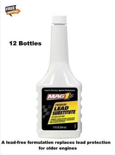 12 - Lead Free Substitute Fuel Additive for Older Engines Gasoline 12oz ...
