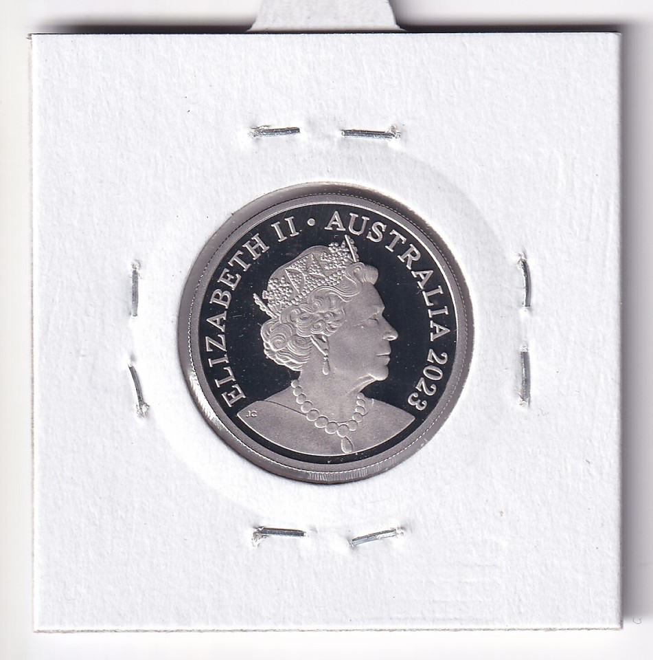 AUSTRALIAN PROOF: 2023 10 CENT SHY LYREBIRD COIN FROM BABY PROOF SET ...