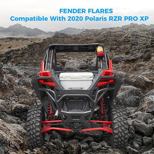 Rear & Front Fender Flares Mud Flap for 2020-2024 Polaris RZR Pro XP ...