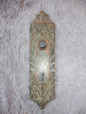 VTG RUSSELL ERWIN Skeleton Key Door Knob Back Plate Mortise Locks ...