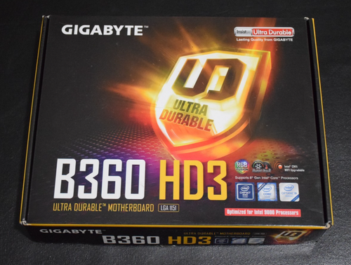 Gigabyte B360 HD3 Motherboard, used | eBay