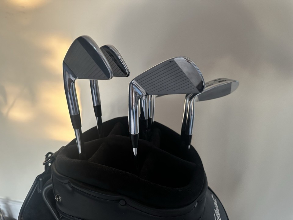 Slazenger Seve Ballesteros Irons 3-SW Stiff Flex Dynamic Gold Shafts ...