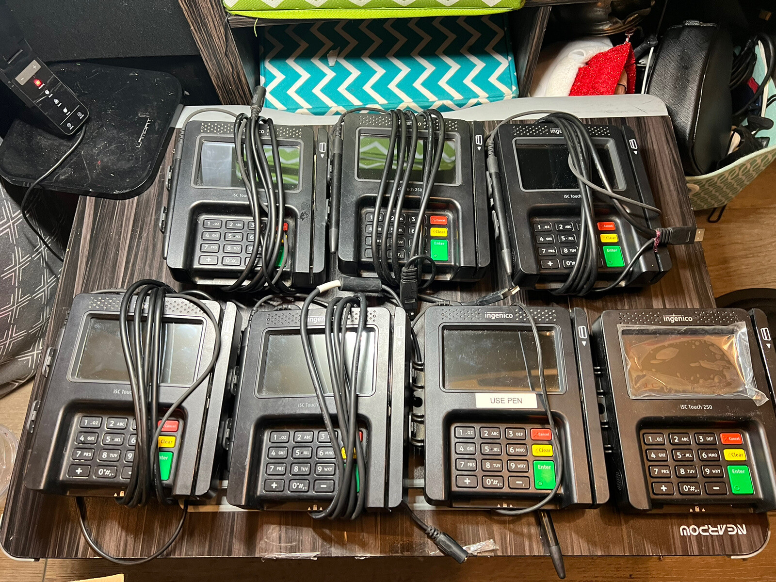 LOT OF (7))Ingenico ISC Touch 250 | eBay