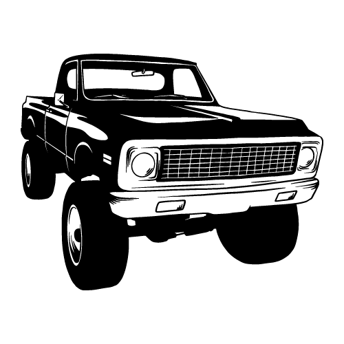 Old Chevy Truck Drawings 1950s Classic Chevy Pickup Drawing By Thomas