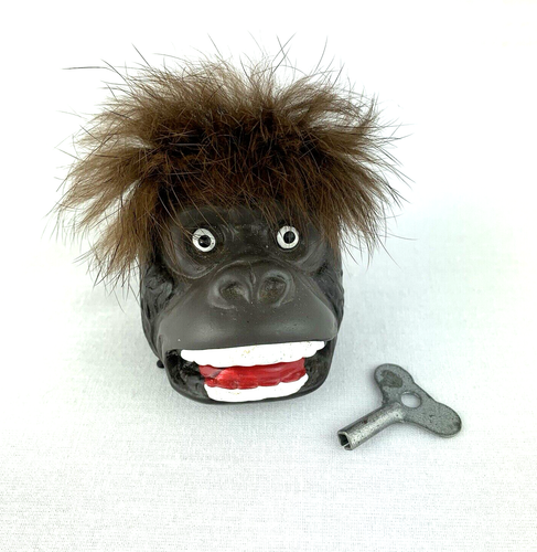 Hopping Horrors Wind Up Hairy Ape Monster Toy With Key Vintage 1960s ...