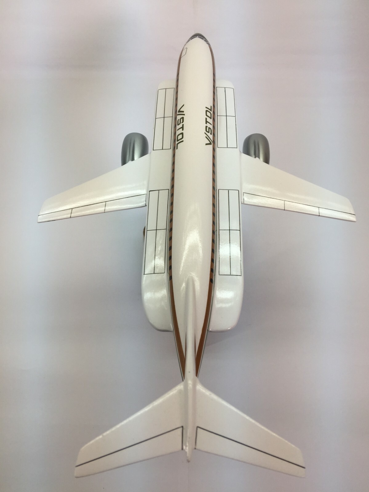 HS-141 Hawker Siddeley V/STOL Airplane Desktop Kiln Wood Model Replica ...