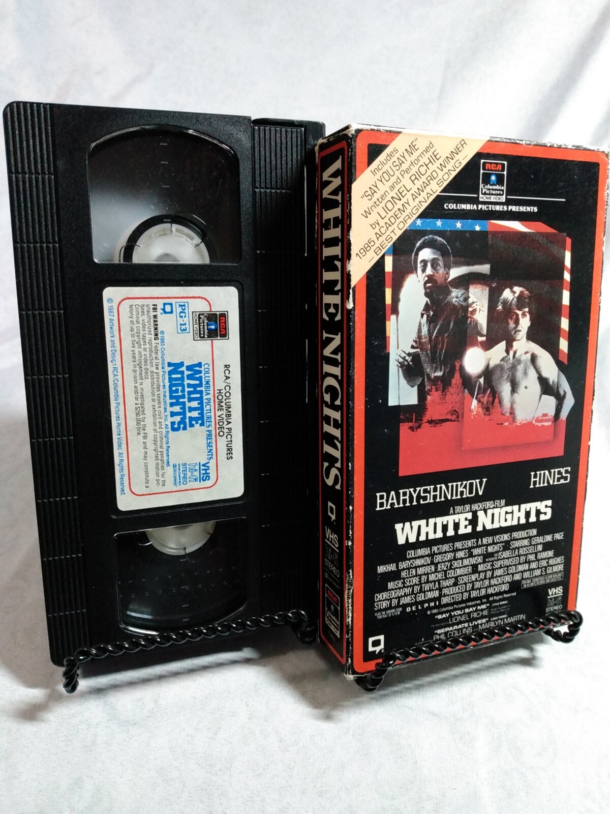 Vintage White Knights Gregory Hines Clamshell VHS Cassette Tape RARE ...