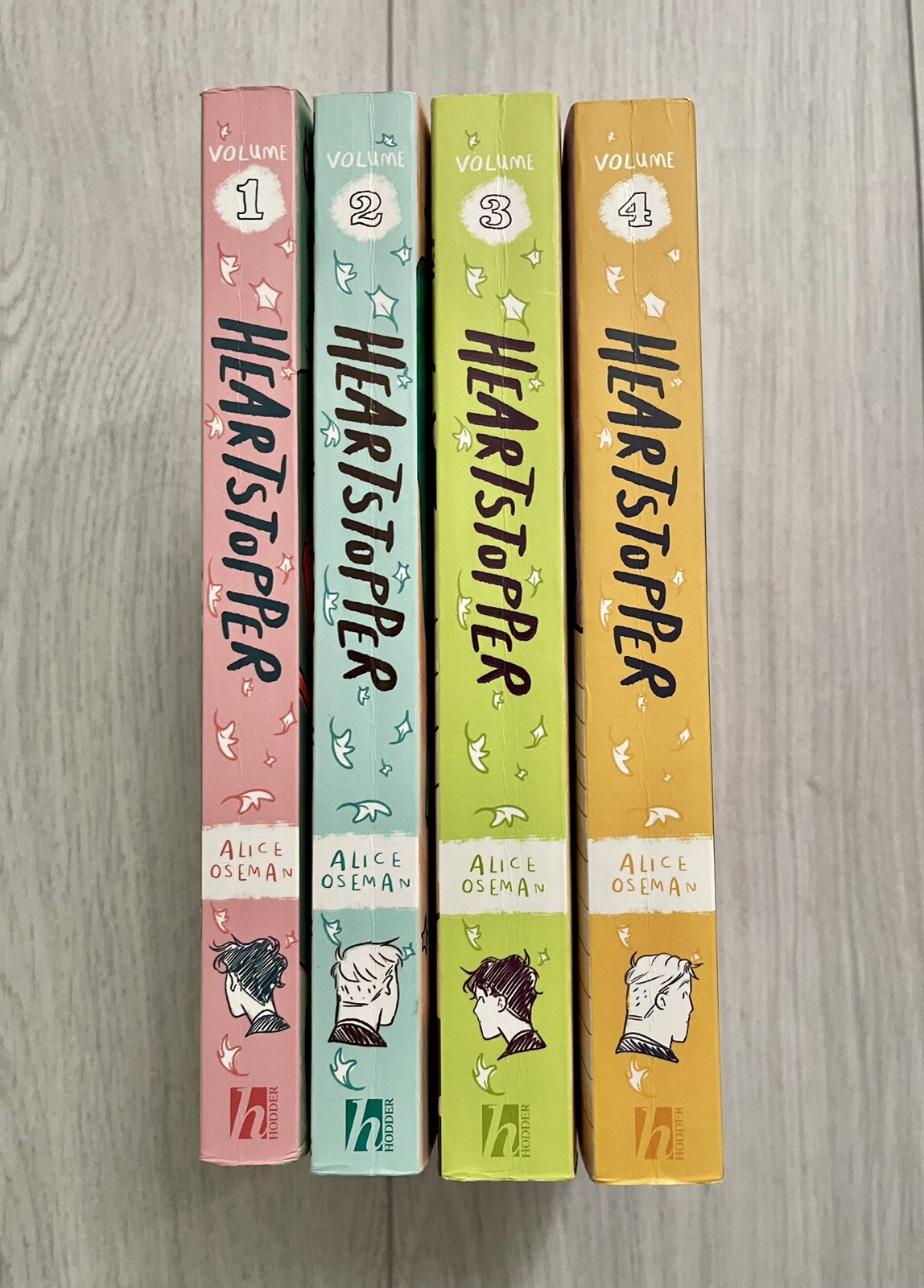 Heartstopper Series Volume 1-4 By Alice Oseman Books Collection Set ...