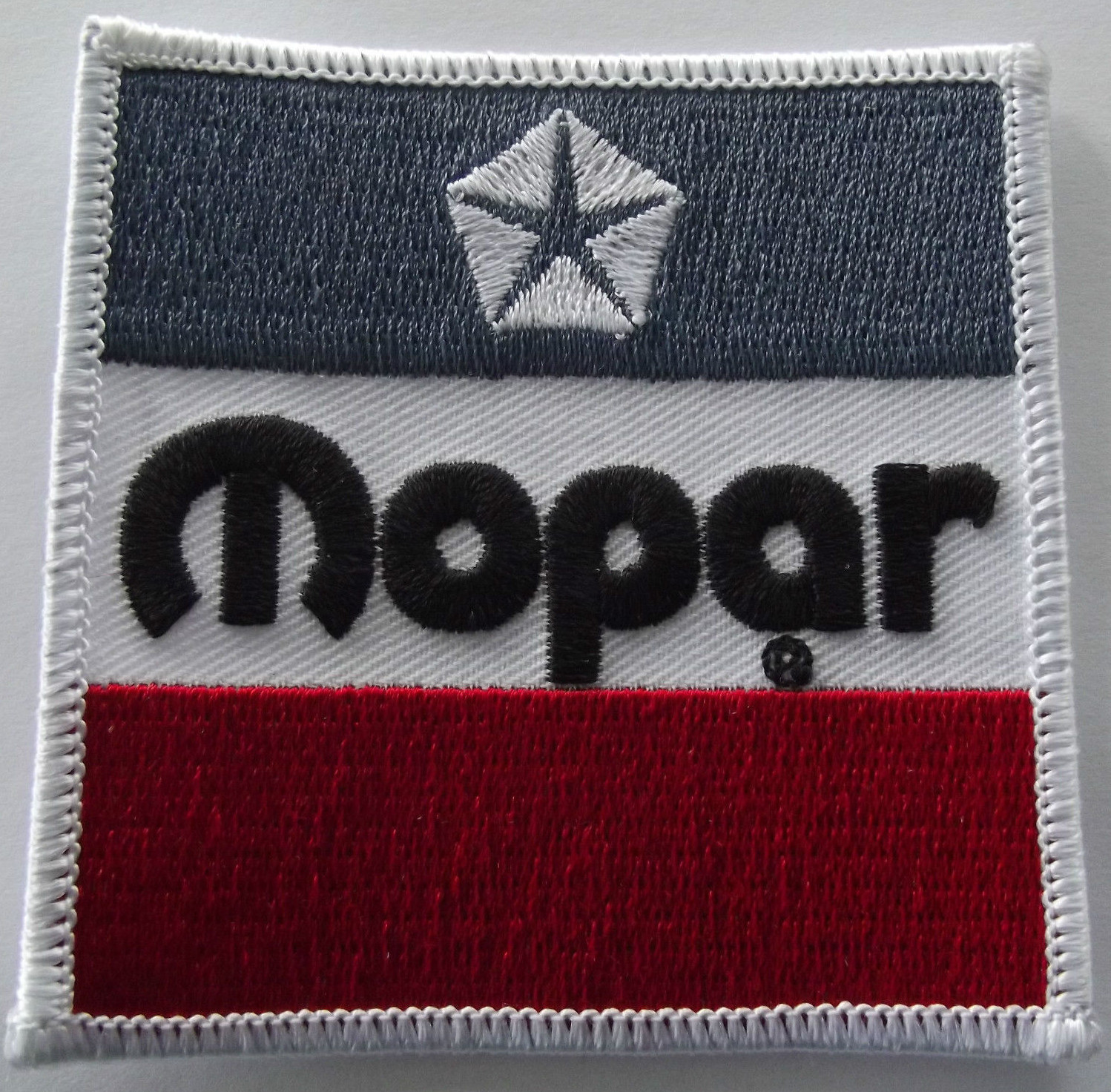 Mopar embroidered cloth patch Chrysler Dodge Plymouth DeSoto Fargo ...