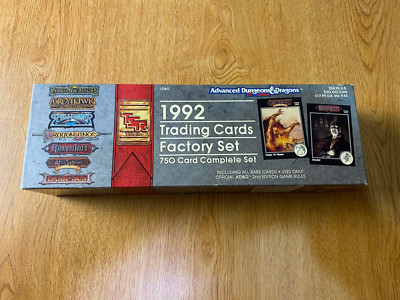 TSR 1992 Trading Cards Complete Set 750 Cards Advanced Dungeons ...