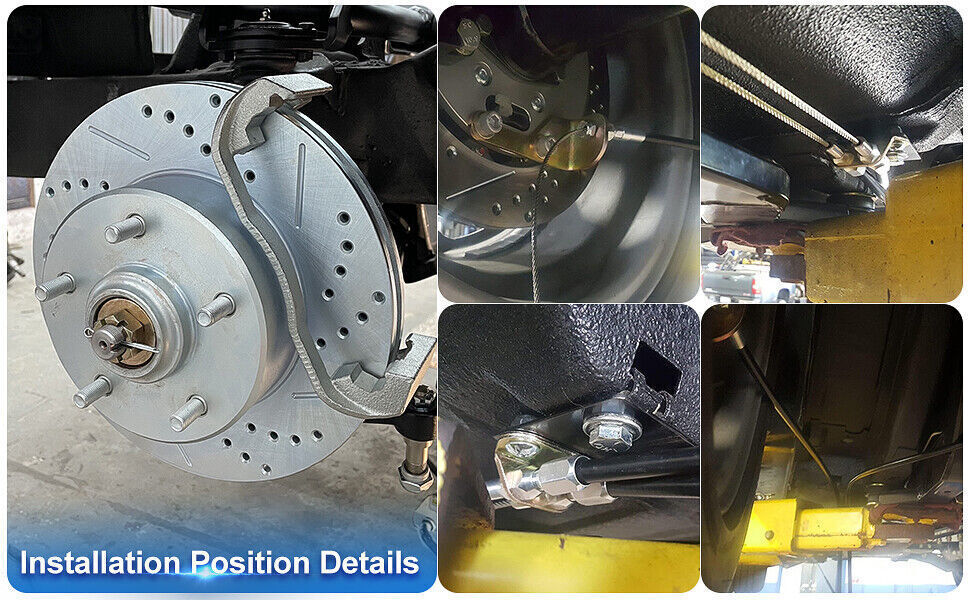 Universal Rear Disc/Drum Emergency Parking Brake Cable Kit 330-9371 E ...