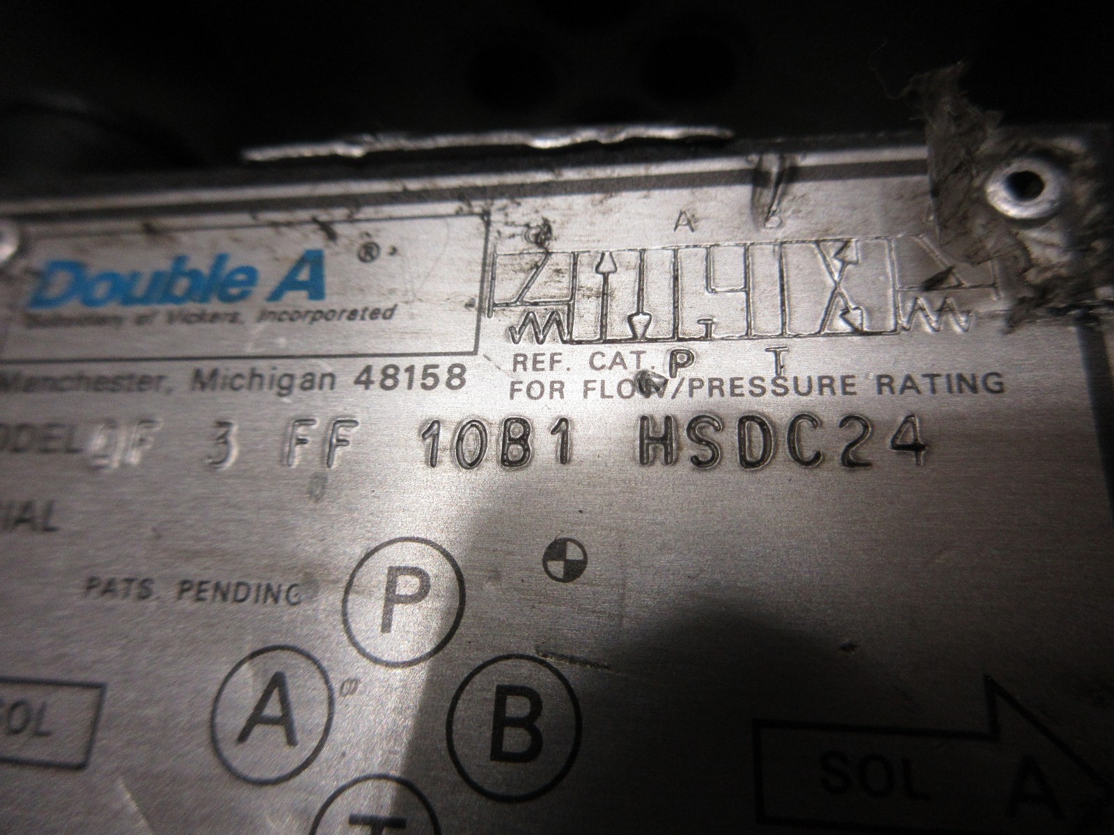 VICKERS DOUBLE A VALVE UNIT QF 3 FF 10B1 HSDC24 CNC QF3FF10B1HSDC24 | eBay