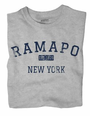 Ramapo New York NY T-Shirt EST | eBay