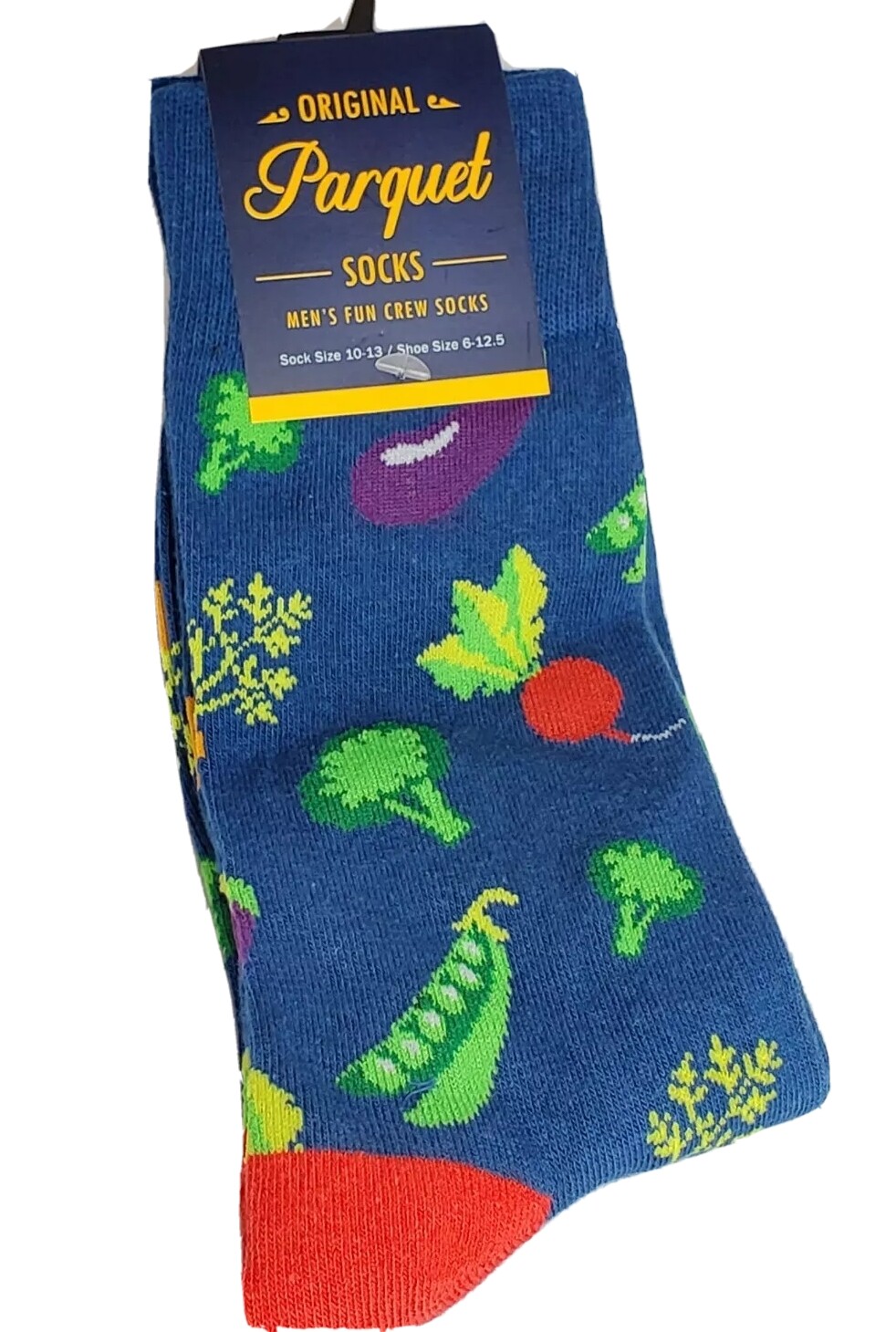 Vegetable Socks Broccoli Carrots Beets Sweet Peas Eggplant Novelty Gift ...