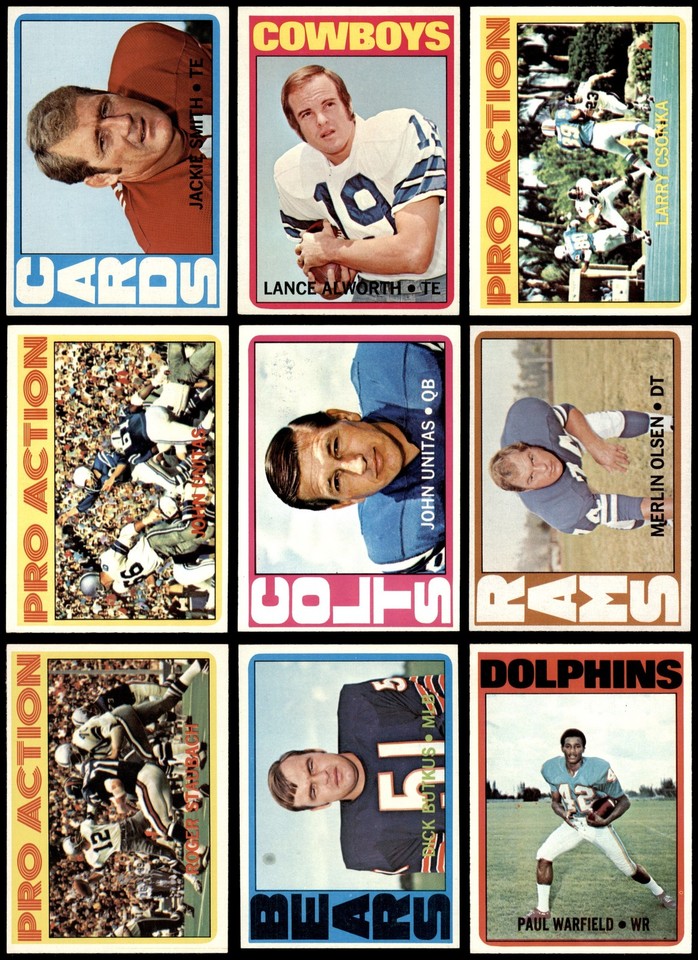 1972 Topps Football Complete Set 7.5 - NM+ 7156361 | eBay