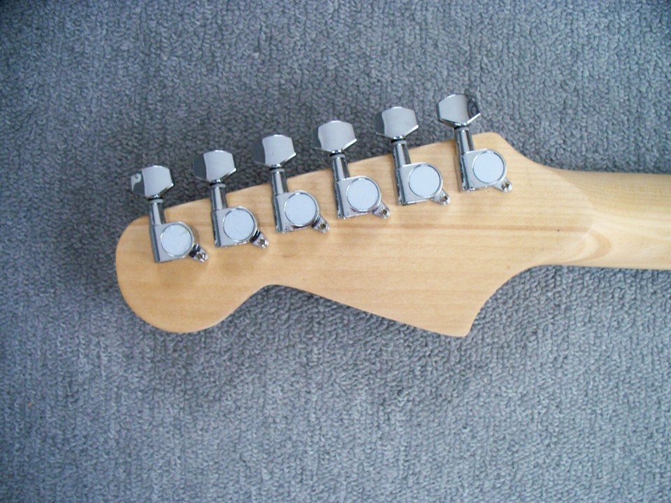 Loaded Stratocaster Style Strat Neck with Tuners and String Trees | eBay