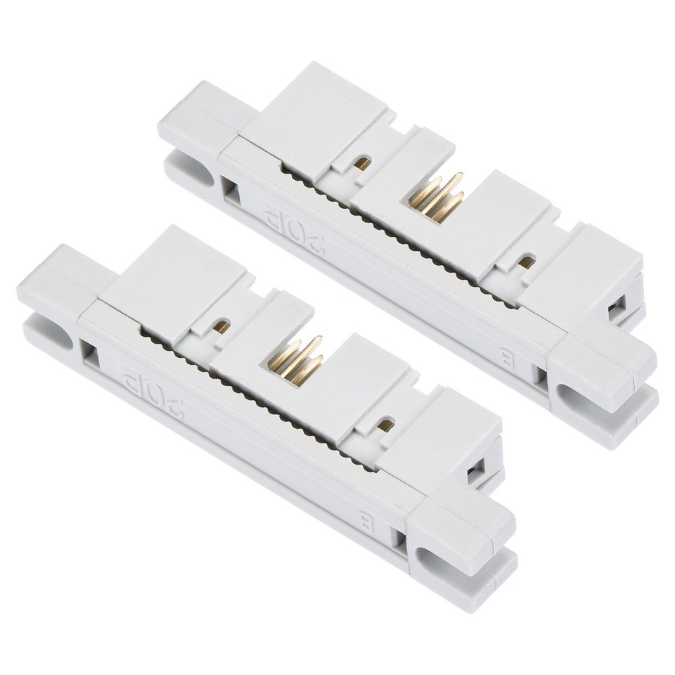 20P Dual Rows 2.54mm IDC Male Transition Plug for Flat Ribbon Cable ...