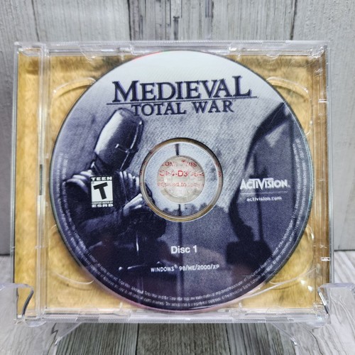 Vintage Medieval: Total War PC Video Game CD-ROM 2002 2 Disc Set | eBay