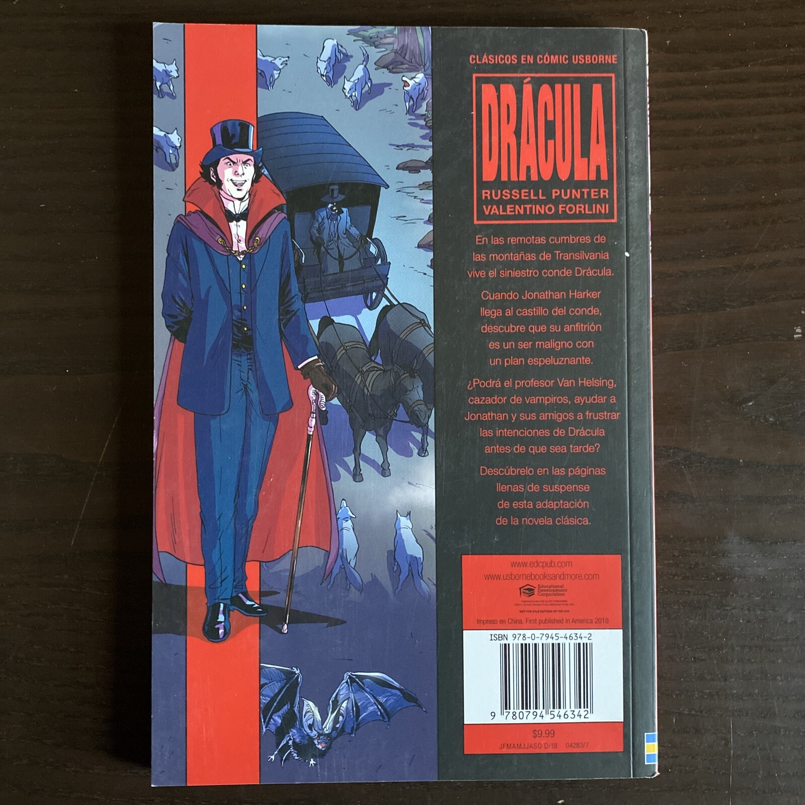 Usborne Graphic Classics Ser.: Clásicos en Cómic Usborne Drácula ...