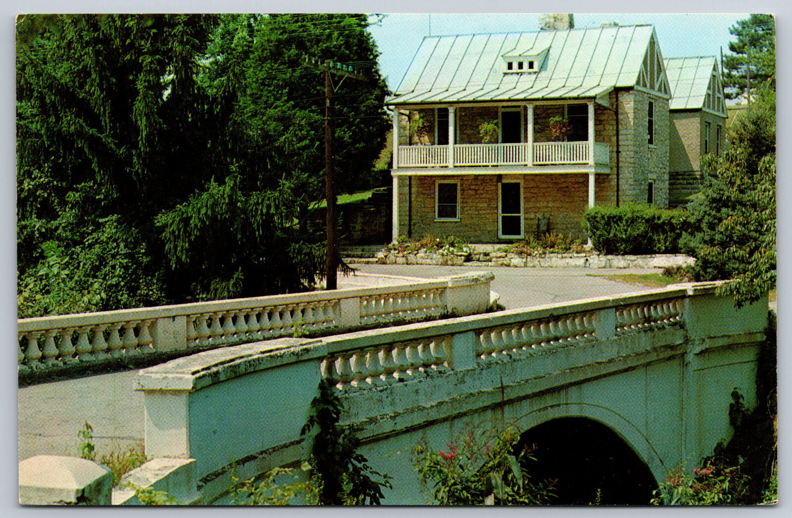 Postcard Madison State Hospital Entrance Madison, IN G14 | eBay