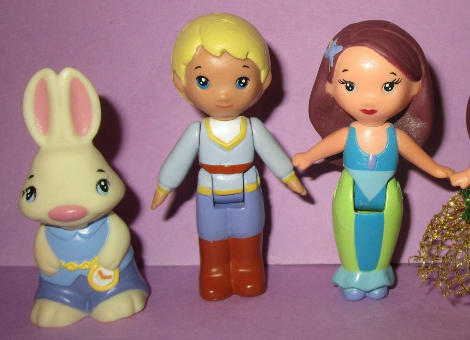 MGA Storytime Story Time Cinderella Mermaid Snow White Figures Dolls ...