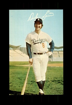 1971 Duke Sims, Los Angeles Dodgers Postcard | eBay