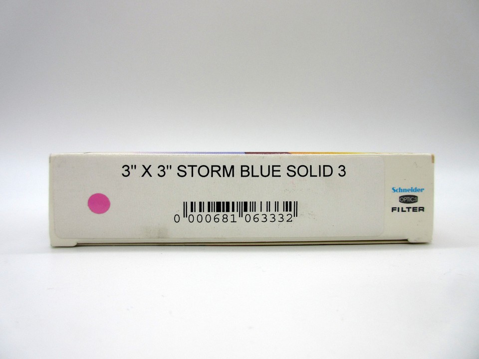 New Schneider 3x3" Solid Color Storm Blue 3 Filter 68-106333 | eBay