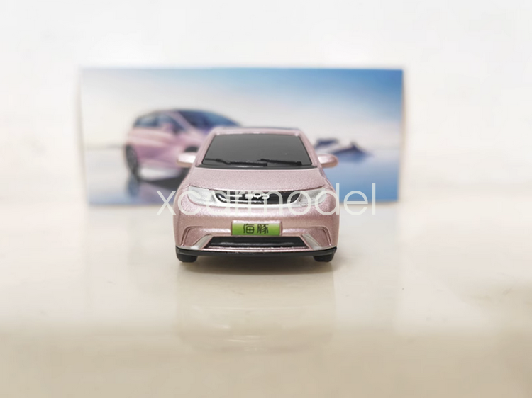 Original Factory 1/64 Scale BYD Dolphin EV Pink Color Diecast Car toy ...