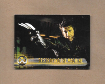 2000 Topps X-Men the Movie Wolverine Destroying the Machine Card #62 ...