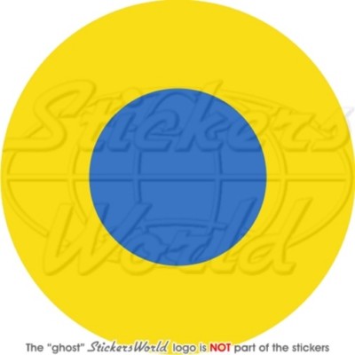 UKRAINE Ukrainian Air Force Aircraft Roundel 100mm Vinyl Sticker, Decal ...