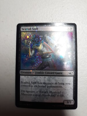 1x MTG Scared Stiff GALAXY FOIL #376 Common Unfinity NM/M Free Shipping ...