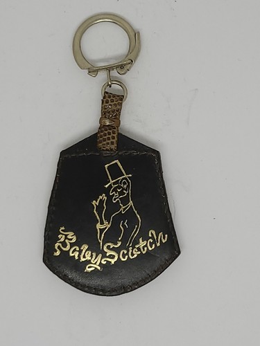 RARE Porte Clé Cuir 2 Couleur -- Baby Scotch -- _ KEY RING | eBay