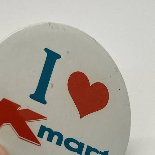 3 Inch "I Heart Kmart" Button Store OOP Vintage Dead Stock | eBay