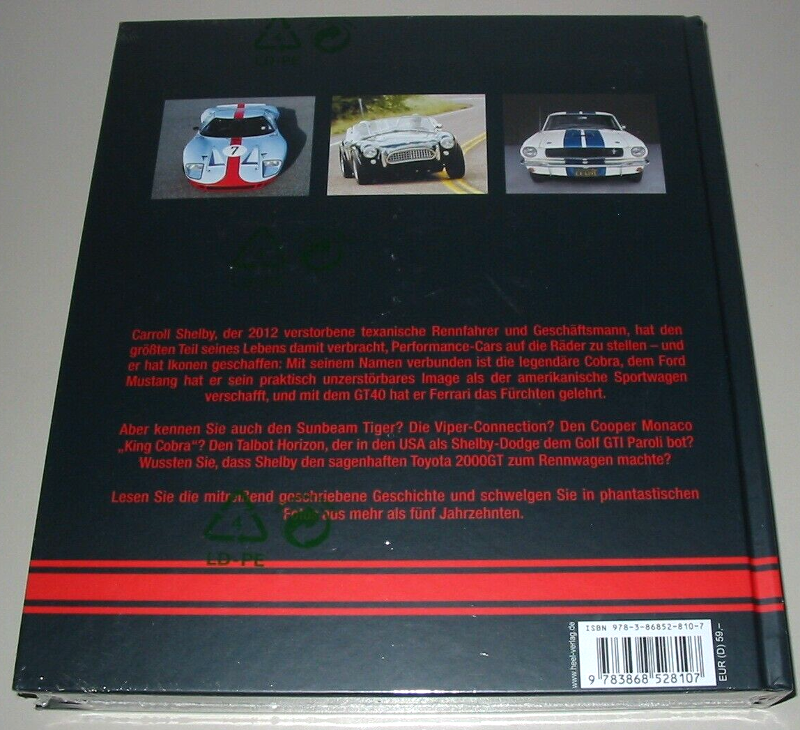 Bildband Colin Comer Shelby Cobra Mustang GT40 / GT 40 Fotos Technik ...