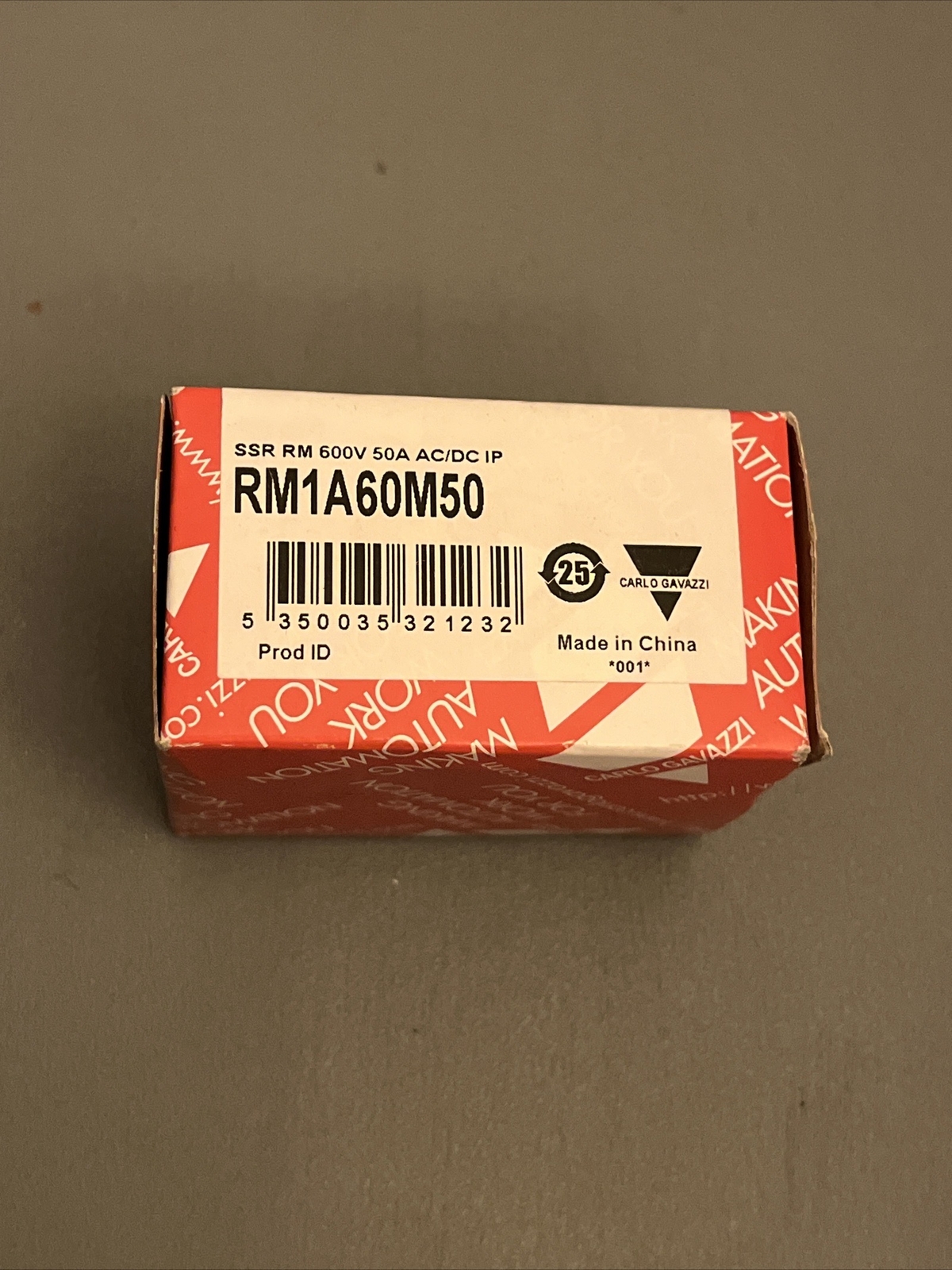 Carlo Gavazzi RM1A60M50 Solid State Relay 50A, 600VAC RM1 Series | eBay