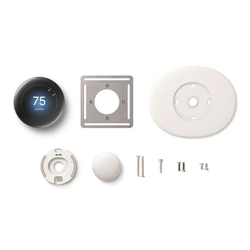 Google Nest Learning Thermostat 4th Gen+ Sensor GA05169-US POLISHED ...