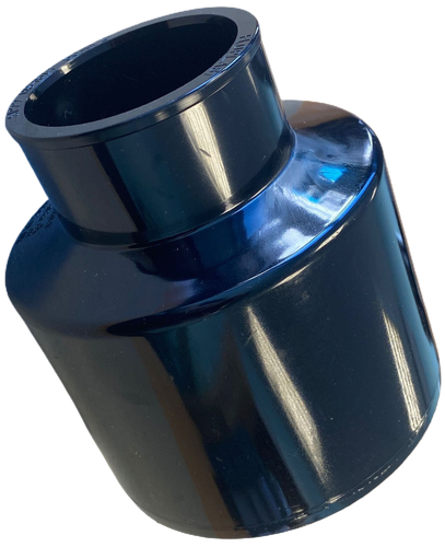 Black 110mm Soil Pipe Adapter Reducer to 55mm Waste Pipe Glue fit | eBay UK