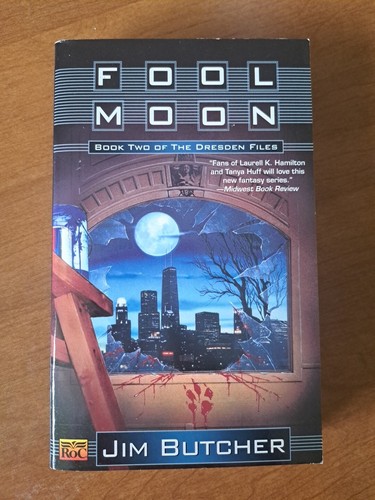 Fool Moon Book Two of the Dresden Files, Vintage Paperback Jim Butcher ...