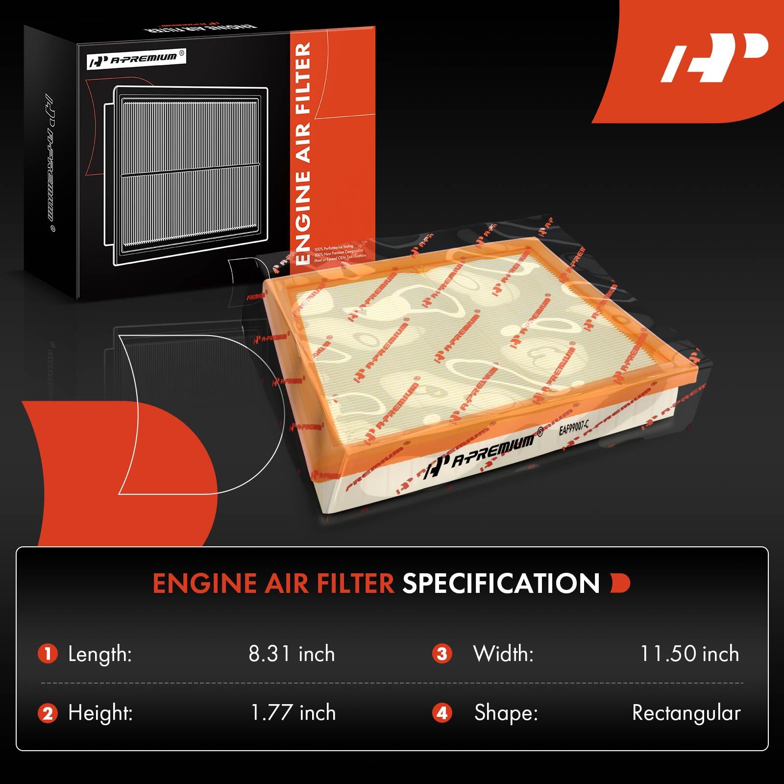 Engine Air Filter for BMW F22 X1 F48 X2 F39 18-22 Mini Cooper 2015-2023 ...