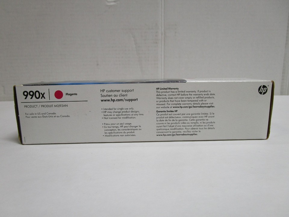 GENUINE HP 990X PageWide Cartridge High Yield MAGENTA M0J93AN EXP. 01/ ...