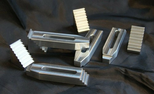 4 Spannpratzen Alu M6 Treppensteinen Spannabsatz , Spanneisen , Fräsen ...