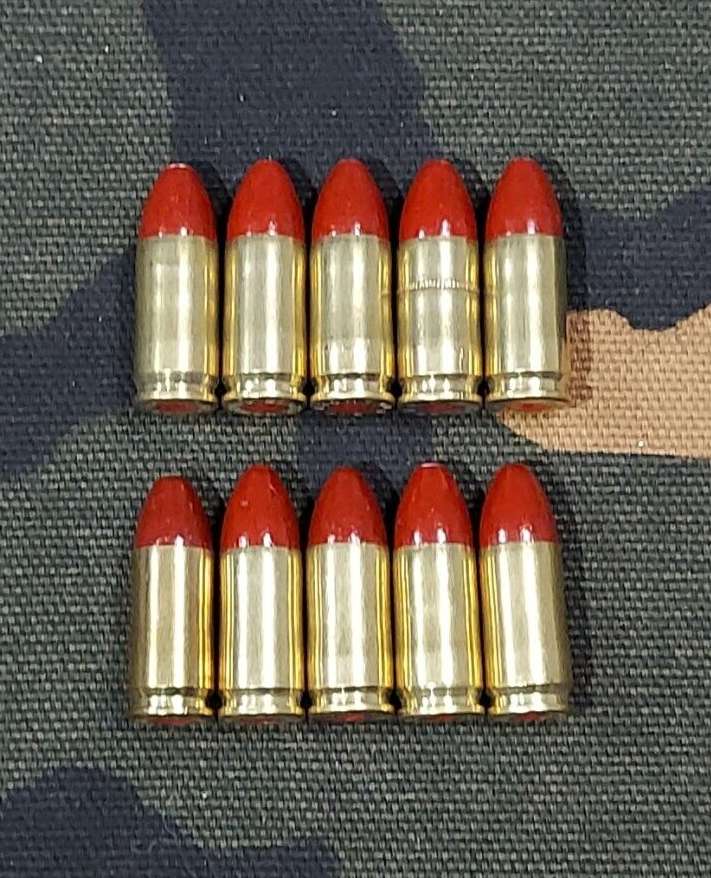 9MM LUGER SNAP CAPS SET OF 10 (BRASS+RED) 115gr. WEIGHTED | eBay