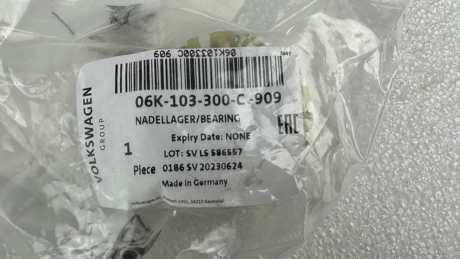 AUDI Q5 8R Engine Balance Shaft Bearing 06K103300C909 NEW | eBay